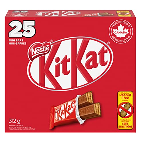 Nestlé Mini Kit Kat Chocolate Bars, 25pcs, 312g/11oz.