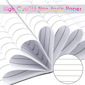 100/200 Packs Mini Notebooks Colorful Lined Small Pocket Notebook Blank Marriage Memos Notepad Set Mini Notepads for School Students Kids Sketch Drawing Supplies, 3.5 x 5.5 Inch, 20 Colors(100 Packs)