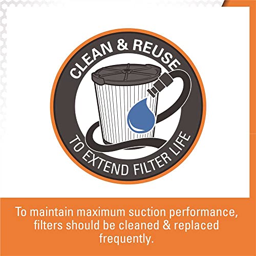 RIDGID Everyday Dirt 1-Layer Pleated Paper Filter