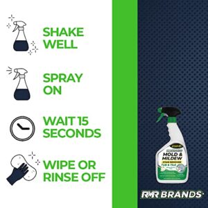 RMR - Tub and Tile Cleaner, Mold & Mildew Stain Remover, Industrial-Strength, No-Scrub Foam Cleaner, Modern Orchard Scent, 32 Fl Oz