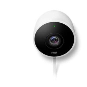 Nest NC2100ES Outdoor Security Camera, 3 MP, Weatherproof Camera, IP Rating IP65, Diagonal: 130°.