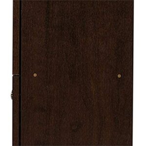 Wholesale Interiors Baxton Studio Winda Modern and Contemporary 4-Door Dark Brown Wooden Entryway Shoes Storage Cabinet