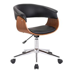 armen living bellevue office chair, black