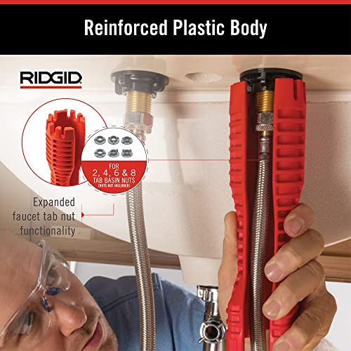 RIDGID 57003 EZ Change Plumbing Wrench Faucet Installation and Removal Tool