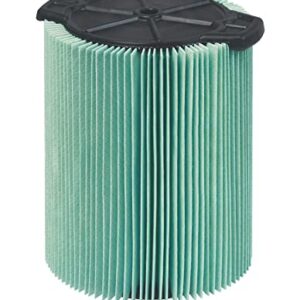 RIDGID 97457 Model VF6000 5-Layer HEPA Replacement Allergen Filter for RIDGID 5-20 Gallon Wet/Dry Vacuums, Green