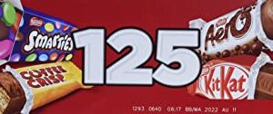 Nestle 125 Halloween Mini Chocolate Bar 1.29/2.8lbs (Imported from Canada)