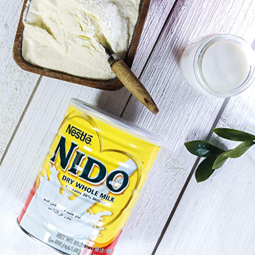 Nestle Nido Milk Powder, Imported from Holland, Specially Formulated, Fortified with Vitamins and Minerals, Easy To Prepare, over 12 months, 2 lbs