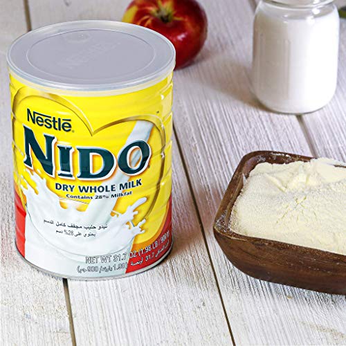 Nestle Nido Milk Powder, Imported from Holland, Specially Formulated, Fortified with Vitamins and Minerals, Easy To Prepare, over 12 months, 2 lbs