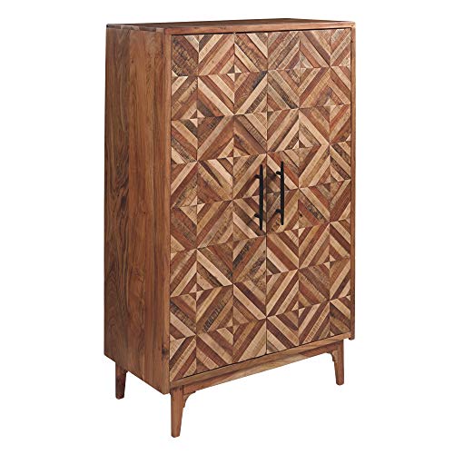 Signature Design by Ashley Gabinwell Contemporary 2-Door Accent Cabinet, Brown