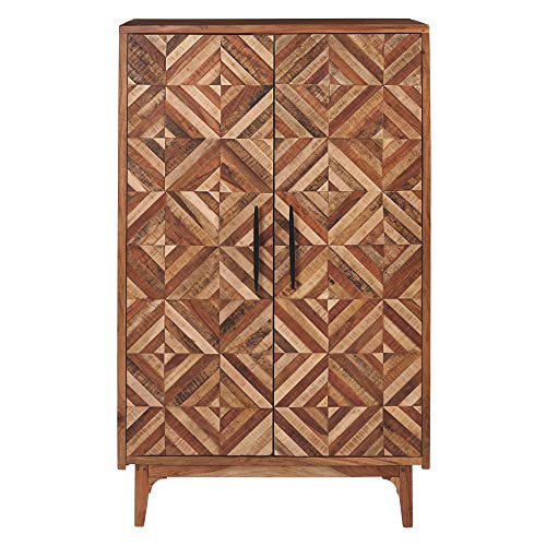 Signature Design by Ashley Gabinwell Contemporary 2-Door Accent Cabinet, Brown