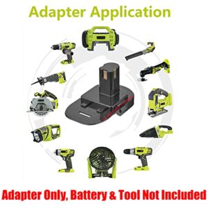 1x Adapter for Ryobi 18V Cordless Tools Fits for RIDGID 18V Battery (Not Advanced 18V Battery)- Adapter Only