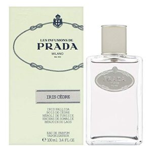 prada infusion eau de parfum, iris cedre, 3.4 ounce