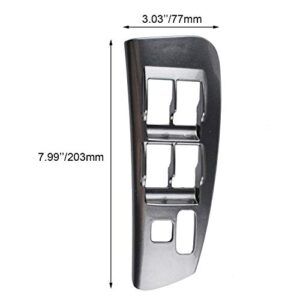 Gekufa 74232-01030 Window Switch Bezel Driver Side Compatible with 2003-2008 Toy-OTA Matrix & Pontiac Vibe Front Left Door Armrest Panel