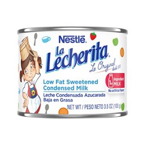 nestle la lecherita lowfat sweetened condensed milk, 3.5 ounce (pack of 6)