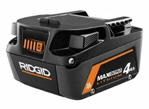 ridgid genuine gift center 18v 4.0 ah max output lithium-ion battery