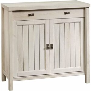 sauder costa library base, chalked chestnut finish