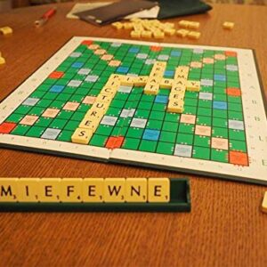 300PCS Wooden Scrabble Tiles, Scrabble Letters for Crafts, Making Alphabet Coasters and Scrabble Crossword Game.