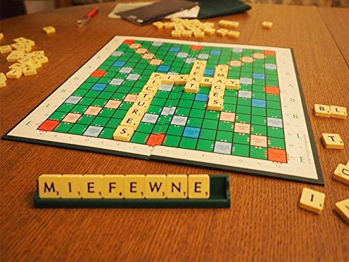 300PCS Wooden Scrabble Tiles, Scrabble Letters for Crafts, Making Alphabet Coasters and Scrabble Crossword Game.