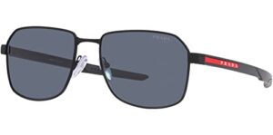 sunglasses prada linea rossa ps 54 ws dg009r black rubber