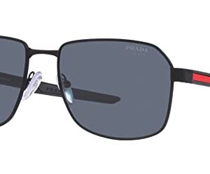 Sunglasses Prada Linea Rossa PS 54 WS DG009R Black Rubber