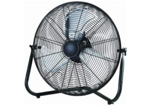 mainstay sfc1-500b 20″ 3-speed 360 degree rotation with manual control high velocity floor fan (black).