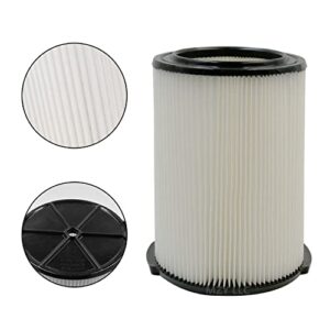 VF4000 Filter for Ridgid wet dry vacs 72947 5 to 20-Gal, for Husky Vacs 6 to 9 Gal, Compatible with Rigid RV2400A WD5500 WD0671 WD1270 RV2600B WD06700 WD09450, 2 Packs