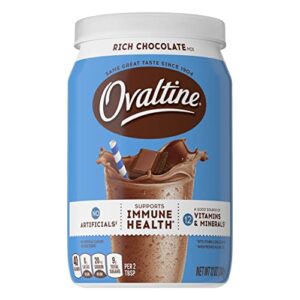 nestle ovaltine chocolate rich chocolate mix, 12 oz