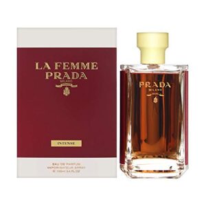 prada la femme intense eau de parfum spray for women, 3.4 ounce