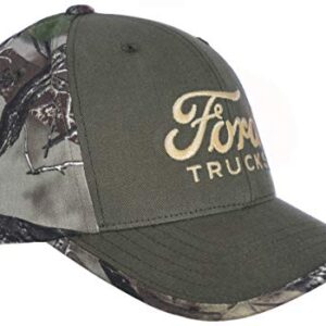 Checkered Flag Men's Ford Trucks Cap an Adjustable Camouflage Hat