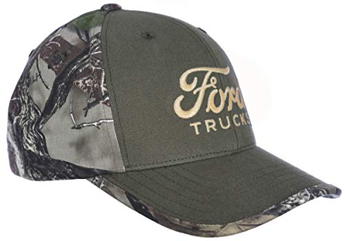 Checkered Flag Men's Ford Trucks Cap an Adjustable Camouflage Hat