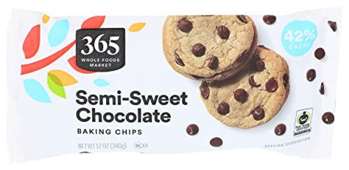 365 by Whole Foods Market, Chocolate Chips Semi Sweet, 12 Ounce