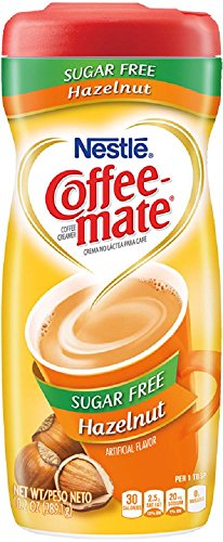 Nestle Coffeemate Sugar Free Hazelnut Coffee Creamer 10.2 oz (Pack of 3)