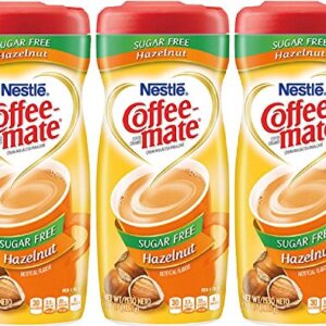 Nestle Coffeemate Sugar Free Hazelnut Coffee Creamer 10.2 oz (Pack of 3)