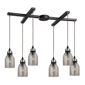 elk home 46009/6 danica configurable multi pendant in oil rubbed bronze