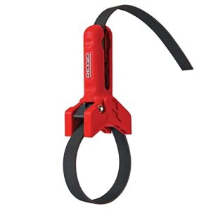 ridgid 42478 straplock pipe handle 7″ strap wrench, red