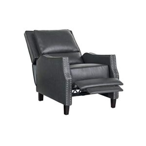 Lane Home Furnishings Caspian Pushback Chair, Charcoal