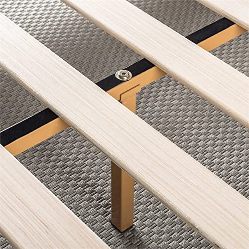 ZINUS Tonja Wood Platform Bed Frame with Headboard / Mattress Foundation with Wood Slat Support / No Box Spring Needed / Easy Assembly, Queen