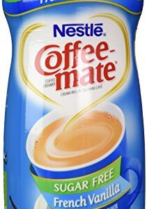 Nestle Coffee-Mate French Vanilla Sugar Free Non-Dairy Coffee Creamer, 10.2 Oz. (3 Pack)