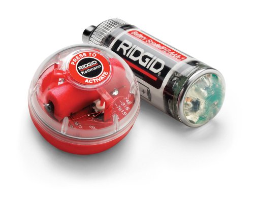 RIDGID 16728 Remote Transmitter (512 Hertz Sonde) for Underground Pipe Location,Red/Black,Small