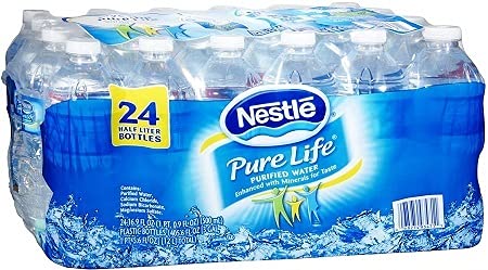 Nestle Nutritional Pure Life 571863 Nestle Pure Life Water 16.9 Oz. 24/Carton (110109) 1 Pack.