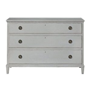 beaumont lane 3 drawer dresser in gray lake