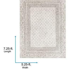 Artistic Weavers Melodie Boho Farmhouse Area Rug,5'3" x 7'3",Beige