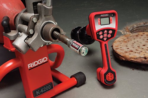 RIDGID 40798 SeeSnake MicroReel Video Inspection System with CA-350 Plumbing Snake Camera Monitor & 19238 NaviTrack Scout Locator, Underground Pipe Locator and Underground Cable Location Device Small