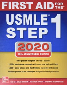 first aid for the usmle step 1 2020, thirtieth edition