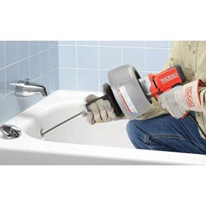 RIDGID 35473 K-45AF Sink Machine with C-1 5/16 Inch Inner Core Cable and AUTOFEED Control, Sink Drain Cleaner Machine and Bulb Drain Auger