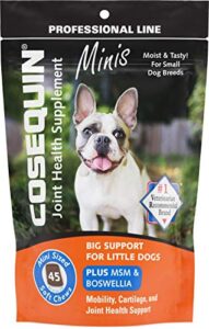 nutramax laboratories cosequin plus msm & boswellia mini sized soft chews