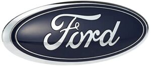 genuine ford aa8z-9942528-a nameplate dark blue, 9 x 3.5 inches