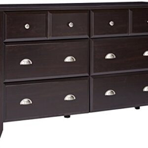 Sauder Shoal Creek Dresser, Jamocha Wood finish