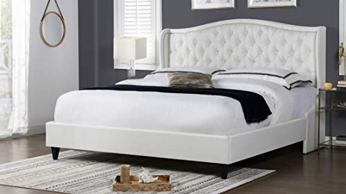 Jennifer Taylor Home Waverley Tufted Wingback Platform Bed