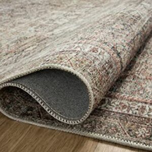 Chris Loves Julia x Loloi Jules Collection JUL-09 Ink / Terracotta, Traditional 8'-6" x 11'-6" Area Rug